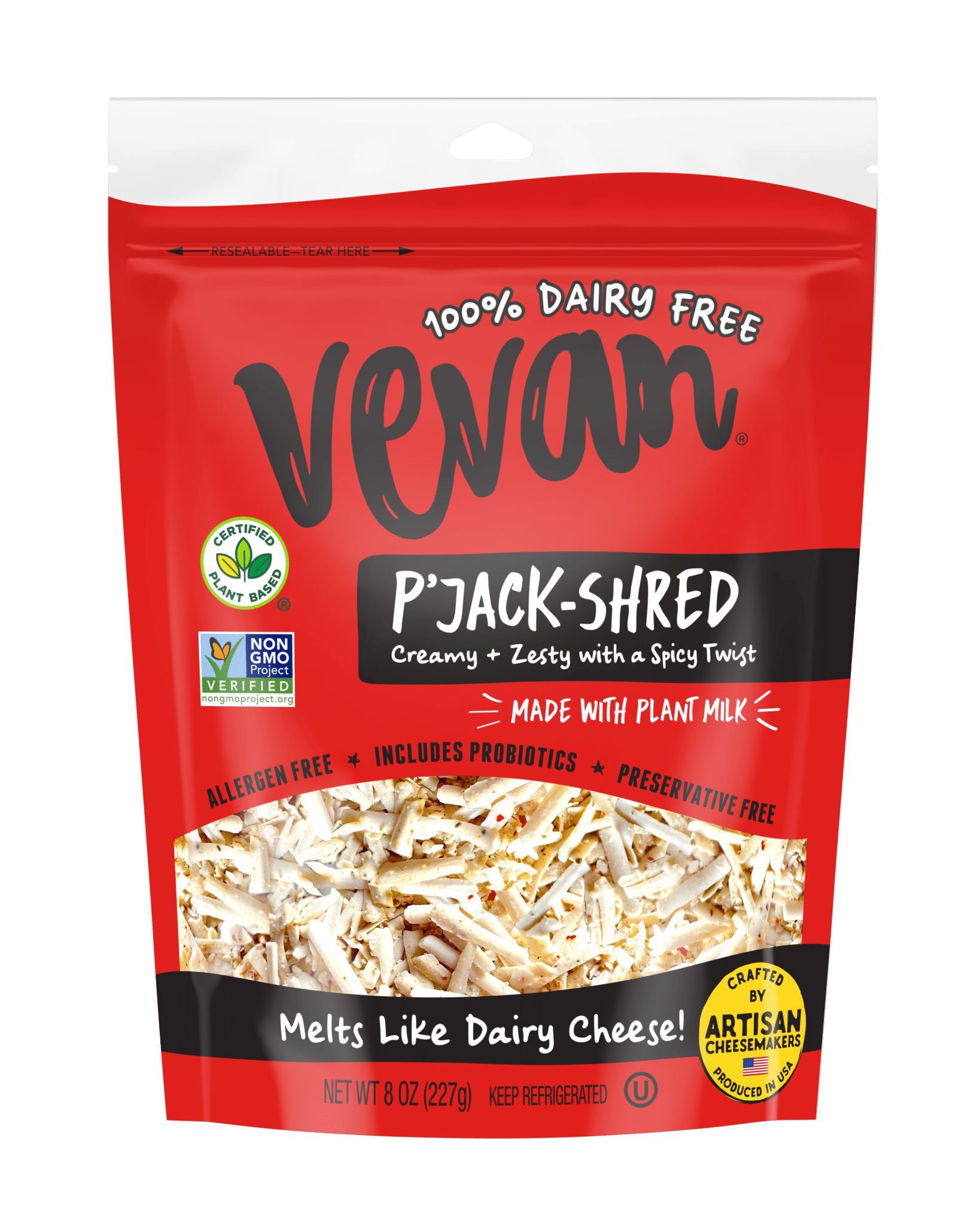 Try Our Vegan Shredded Cheddar Cheese | Vevan