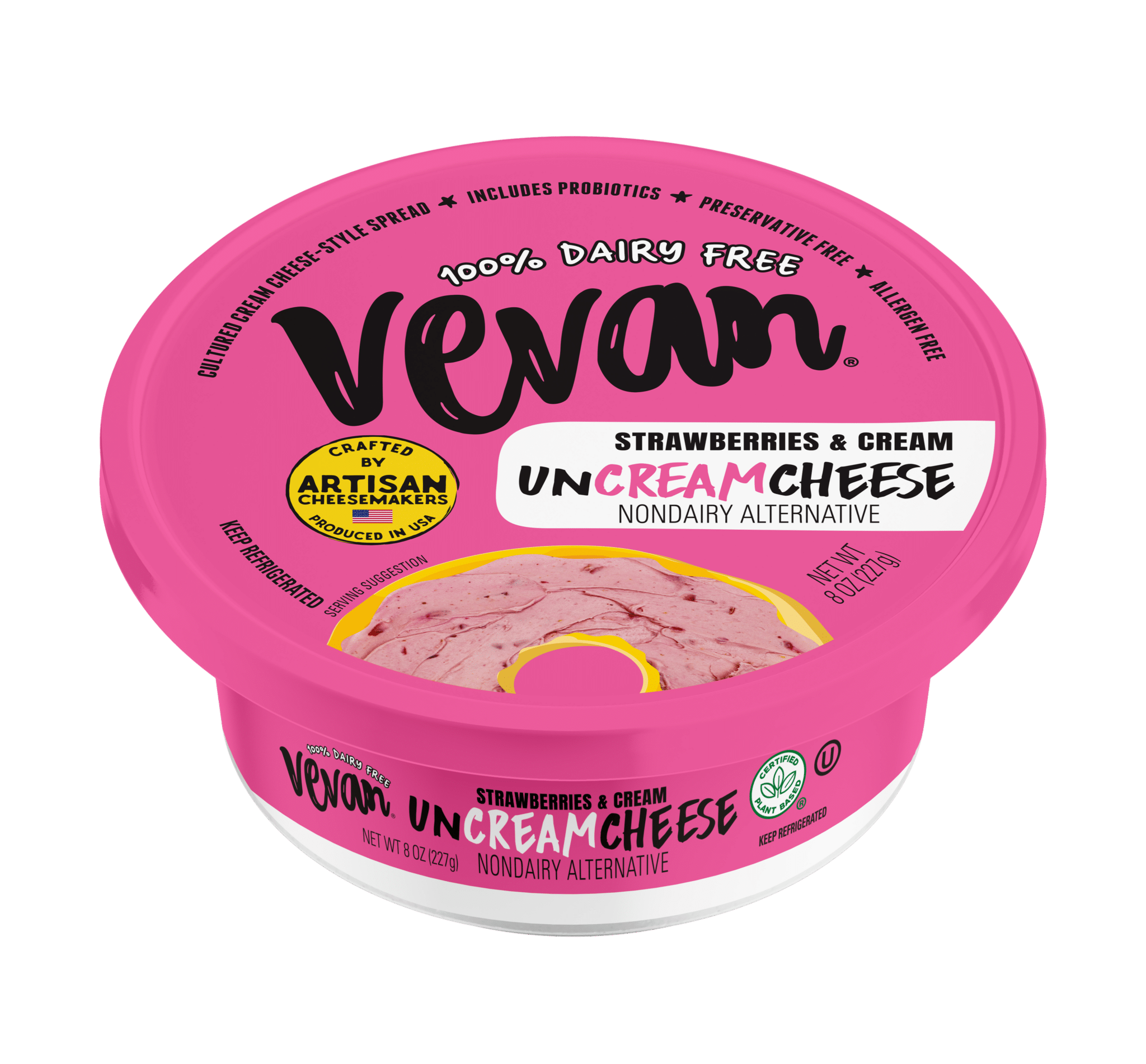 Plain UnCreamCheese - Vegan Cream Cheese by Vevan