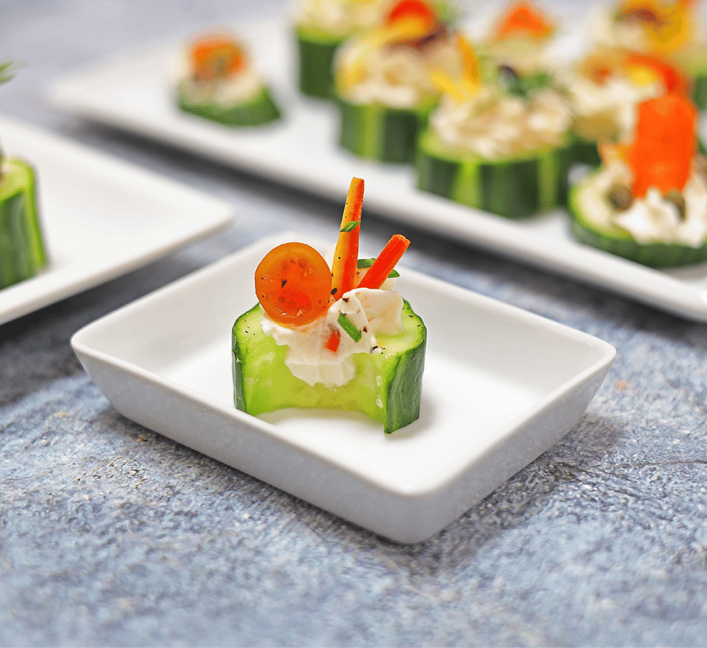 Try Our Cucumber Canapés | Vevan Vegan Recipes